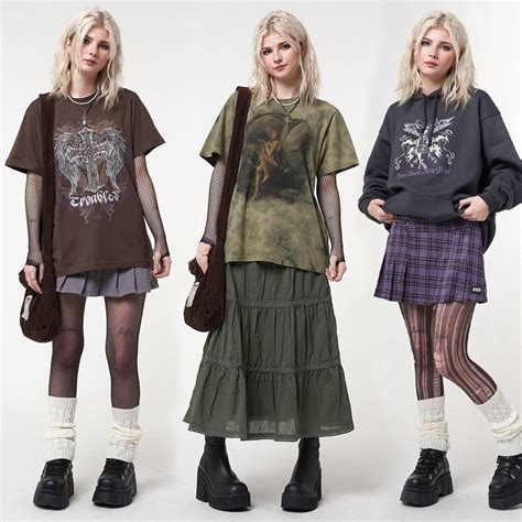 Different Alternative Styles List Layered Grunge Outfits Alternative