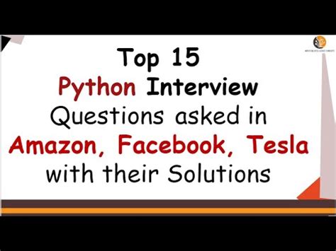 Top Python Coding Interview Questions With Solutions Do It Yourself QuadExcel