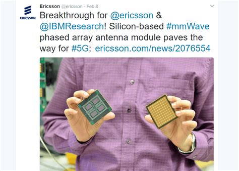 Ibm And Ericsson Develop Silicon Based Millimeterwave Phased Array