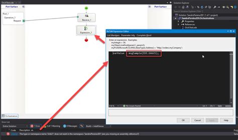 Biztalk Server Visual Studio Error The Type Or Namespace Name Unb21 Does Not Exist In The