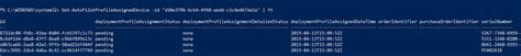 manage autopilot with powershell more features syst and deploy