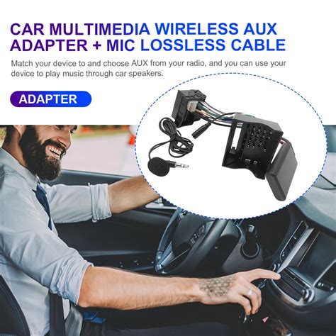 Audio Mp3 Music Adapter Aux In Radio Bluetooth Compatible With