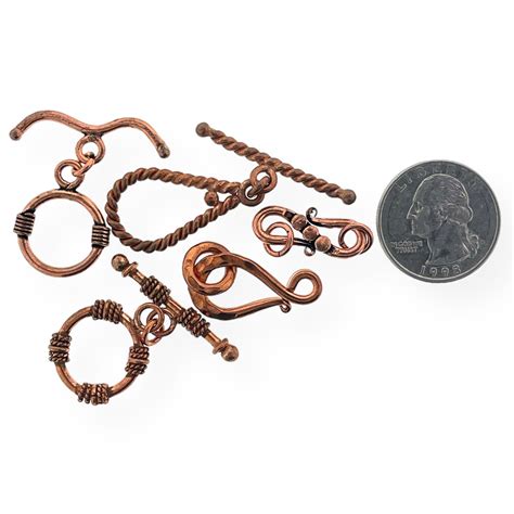 Variety 5 Pack Solid Copper Closures Patricia Healey Copper