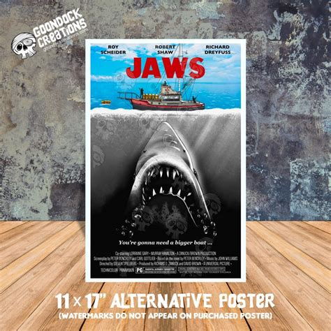 Killer Shark And Orca 11x17 Alternative Movie Poster Etsy