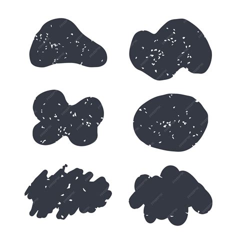 Premium Vector Set Trendy Aesthetic Blob Shapes Organic Abstract
