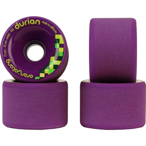 Orangatang 75mm 83a Durian Longboard Skateboard Wheels Purple