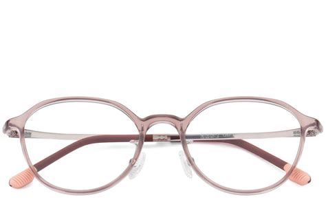 Oval Pink Ultem Glasses Bs1025 0465 Optics Blacksheep Us