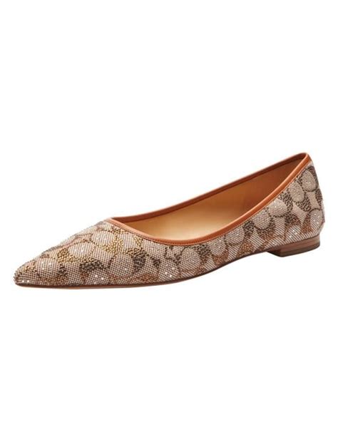 Coach Daphne Loafer Flat In Brown Lyst