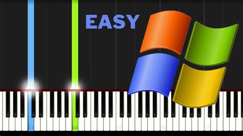 Windows Xp Startup Sound Easy Piano Tutorial Youtube