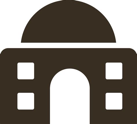 Edificio Universidad Icono Vector Sencillo Elemento Ilustración Desde Ui Concepto Edificio