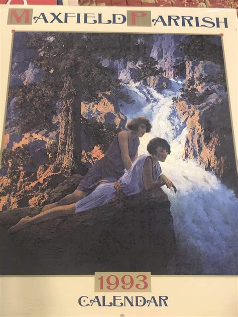 1993 Maxfield Parrish Wall Calendar Maxfield Parrish Books
