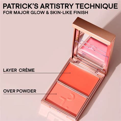 Duo De Blush Cremoso E Pó She´s The Moment Patrick Ta Beauty
