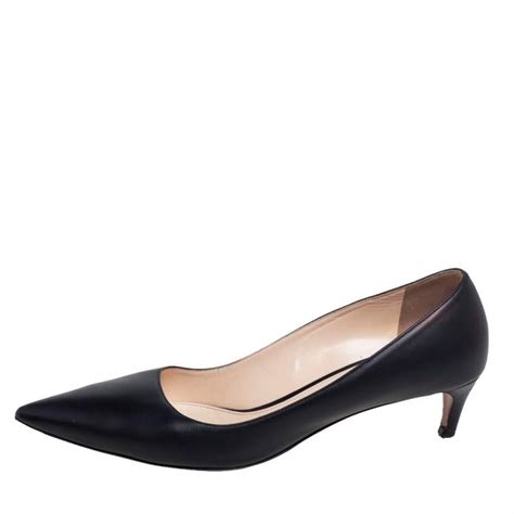 Black Pumps Low Heel