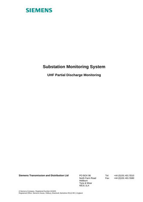 Pdf Substation Monitoring System · Pdf Filesubstation Monitoring System Systems