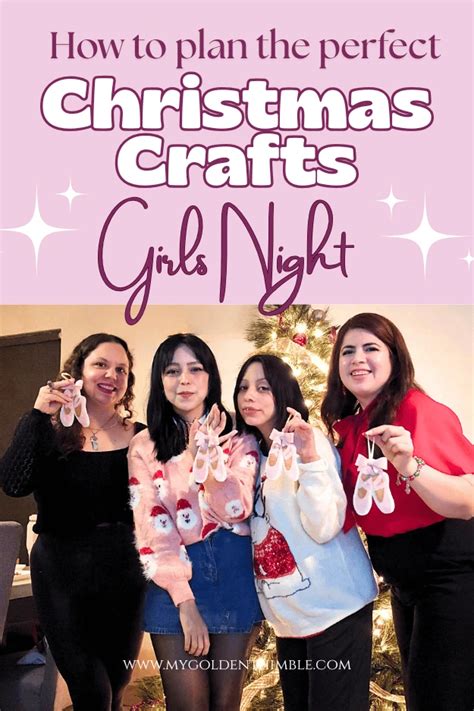 Fun Girls Night Christmas Crafts Ideas Host The Perfect Party