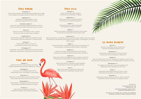 Speisekarte Von Il Chiringuito Muralto Speisekarte Von Il Chiringuito Muralto