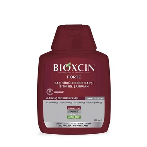Bioxcin Forte Shampoo Against Hair Loss 300 Ml Turkorganics