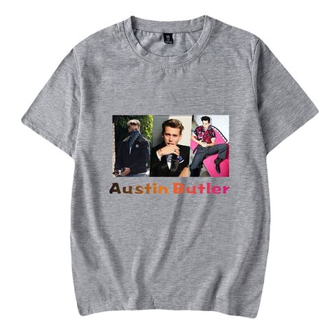 Austin Butler Merch T Shirt Neutral Fashion Casual Street Trend Short