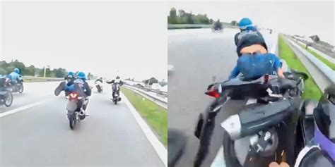 Netizen Kecam Tindakan Mat Rempit Buat Aksi ‘superman Beramai Ramai