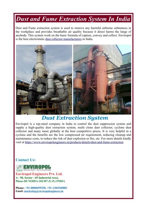 Ppt Dust Extraction System Powerpoint Presentation Free Download