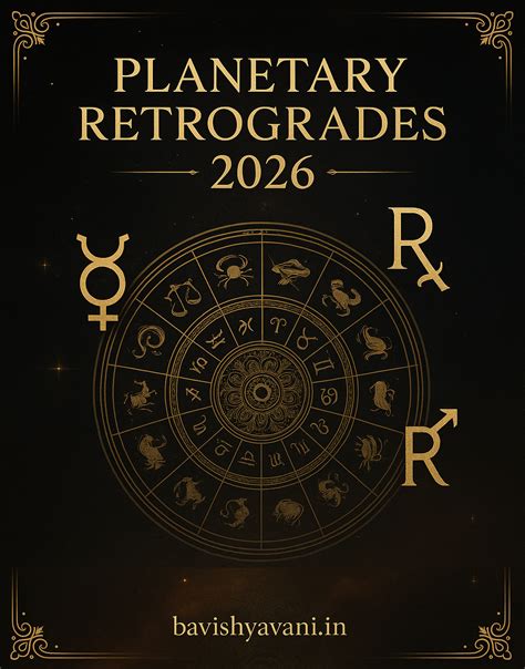 Planetary Retrogrades 2026 Calendar Dates To Avoid