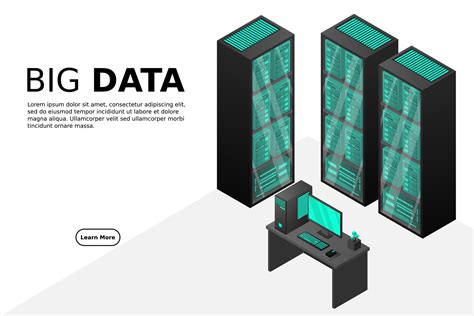 web hosting and big data processing server room rack 4902220 vector art at vecteezy