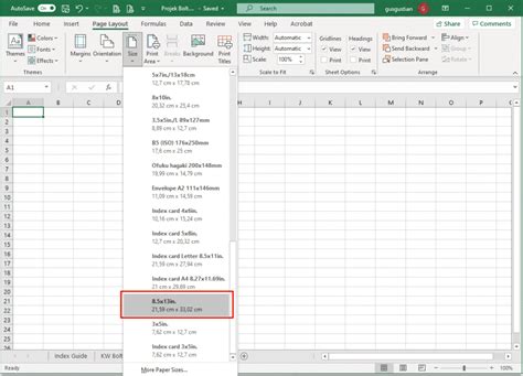 Excel Paper Sizes At Milla Maria Blog