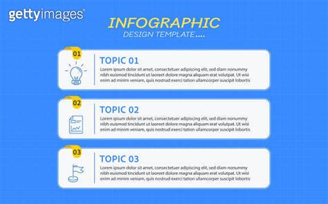 Timeline Creator infographic template 3 Steps vector illustration 이미지