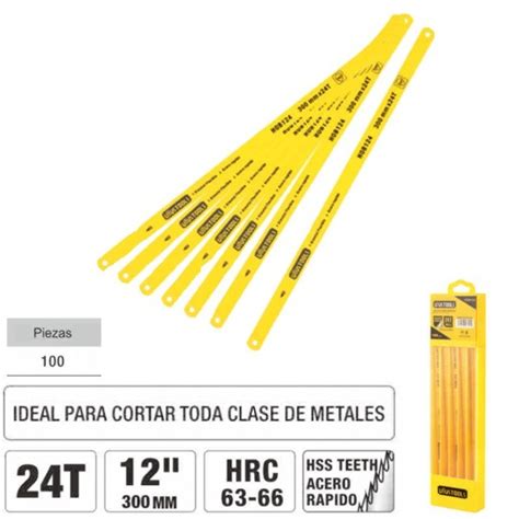 Hoja Segueta Bi Metal De 100pz Uyustools Importadora Grevi
