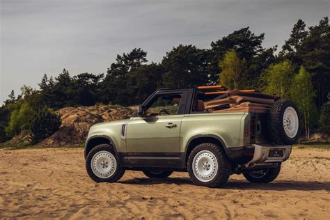 Chopped Up Defender Convertible By Heritage Customs Offers What Land Rover Wont Carscoops