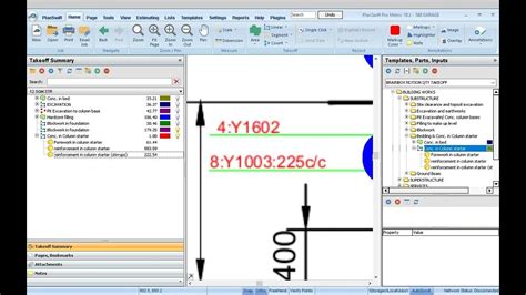 Planswift Tutorial For Quantity Take Off Template Creation By Brainbox Notion Youtube