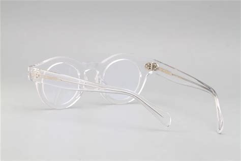 Zerosun Vintage Round Glasses Frame Men Retro Round Eyeglasses Small 4