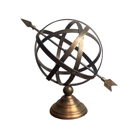 Antique Brass Celestial Globe Armillary Globe Showpiece Brass Armillary Sphere Decor Nautical