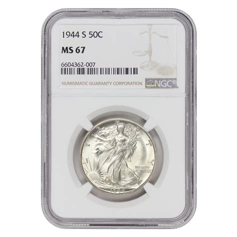 Collectors Corner 1944 S 50c Ms67 Ngc 65498899