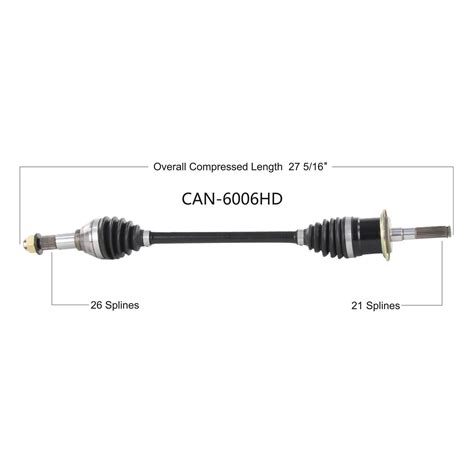 Trakmotive Cv Axle Assembly Can 6006hd