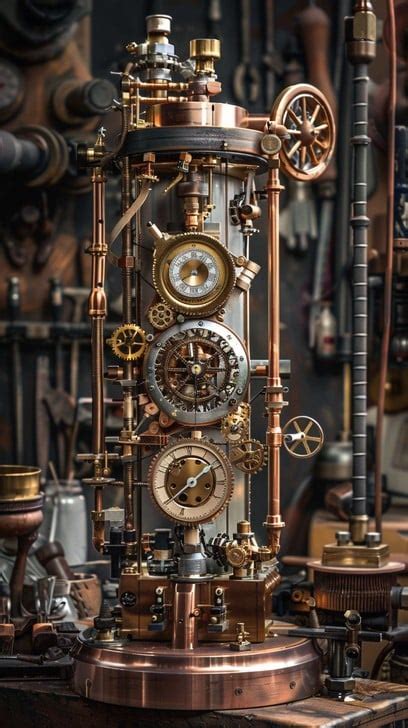 Free Intricate Steampunk Device Image Steampunk Gears Brass