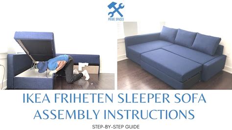 Ikea Friheten Sleeper Sofa Assembly Instructions And Manual Prime