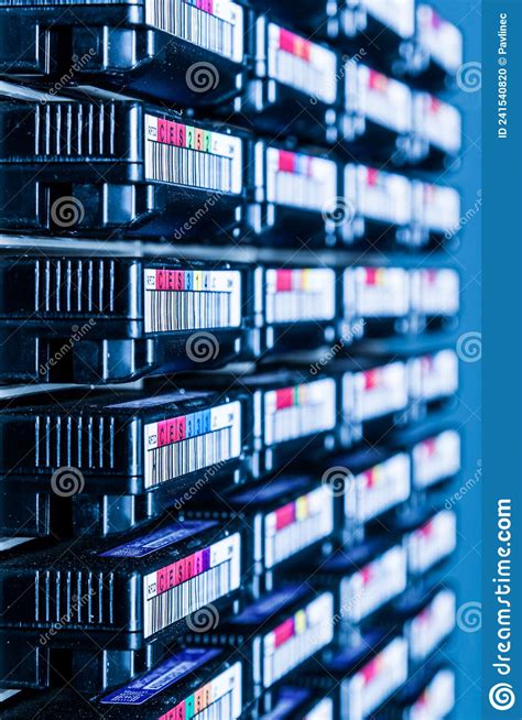 Detail Of Hard Disk Array Stock Photo Image Of Networking 241540820