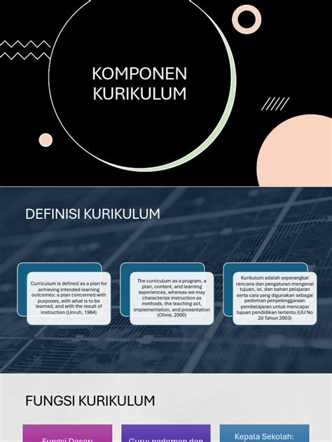 Komponen Kurikulum Pdf