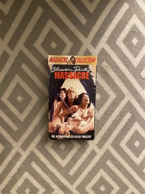 Slumber Party Massacre 1982 Vhs Massacre Collection Slasher Horror