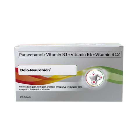 Dolo Neurobion Paracetamol Vitamin B1 Vitamin B6 Vitamin B12