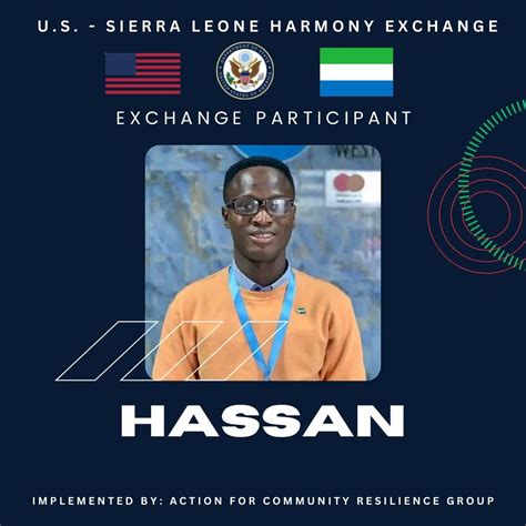 Lets Create The Impact Together Hassan Kamara