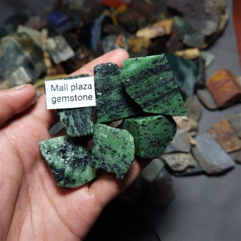 Jual Ruby Tanzania Bongkahan Batu Rubi Tanzania Ziosite Shopee Indonesia