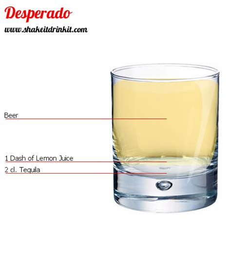 Desperado Cocktail Recipe Instructions And Reviews