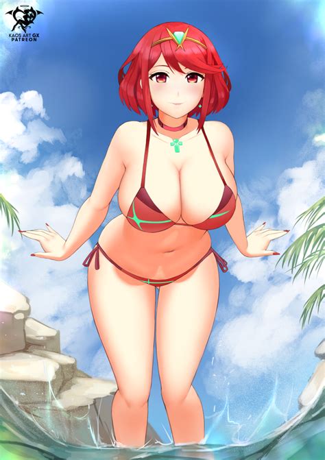 Pyra Xenoblade Chronicles And 1 More Drawn By Kaosart Danbooru