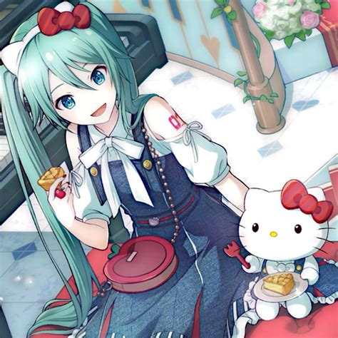 Hatsune Miku Project Sekai X Sanrio Profilo Sfondi Carini Vocaloid