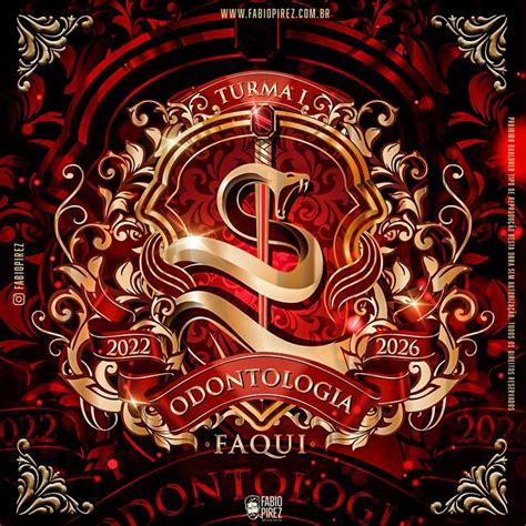 Brasão De Odontologia Da Faqui Mask Drawing Neon Signs Drawings