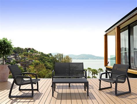 Siesta Pacific Lounge Set With Arms