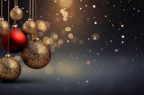 Premium Photo Christmas Festive Background Blurred Christmas