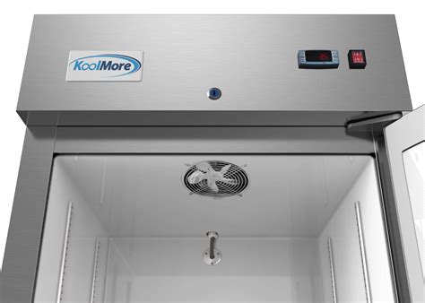 Koolmore 29 Stainless Steel Solid Door Commercial Reach In
